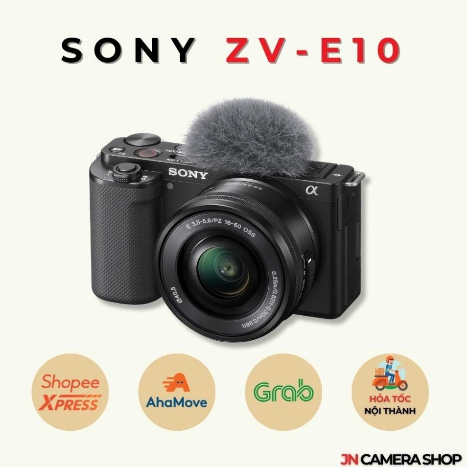 Máy ảnh Mirrorless SONY ZV-E10 Likenew Fullbox 99% - Chuyên quay Vlog 4K | Shopee Việt Nam