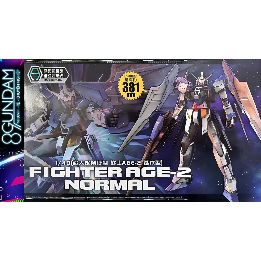 [CÓ SẴN] Mô Hình Lắp Ráp 1/48 Mega Grade AGE-2 Fighter Normal (tặng kèm ...