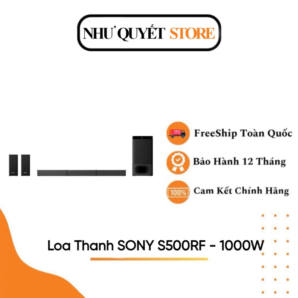 loa SONY S500RF - Dàn âm thanh Soundbar Sony 5.1 HT-S500RF | Shopee ...
