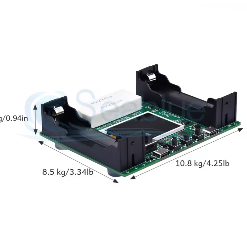 18650 / 21700 Lithium Kiểm tra dung lượng pin mAh mwh kỹ thuật số Pin ...