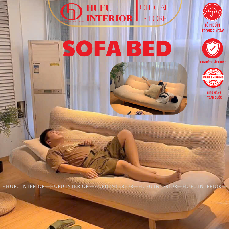 SOFA BED - SOFA GIƯỜNG KHUNG GỖ THÔNG (GIAO HÀNG TOÀN QUỐC) | HUFU ...