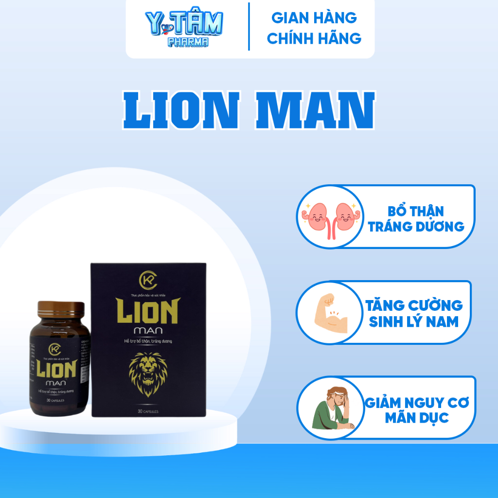 Chính Hãng Tăng Cường Sinh Lý Nam Lion Man Bổ Thận Tráng Dương Kéo Dài ...