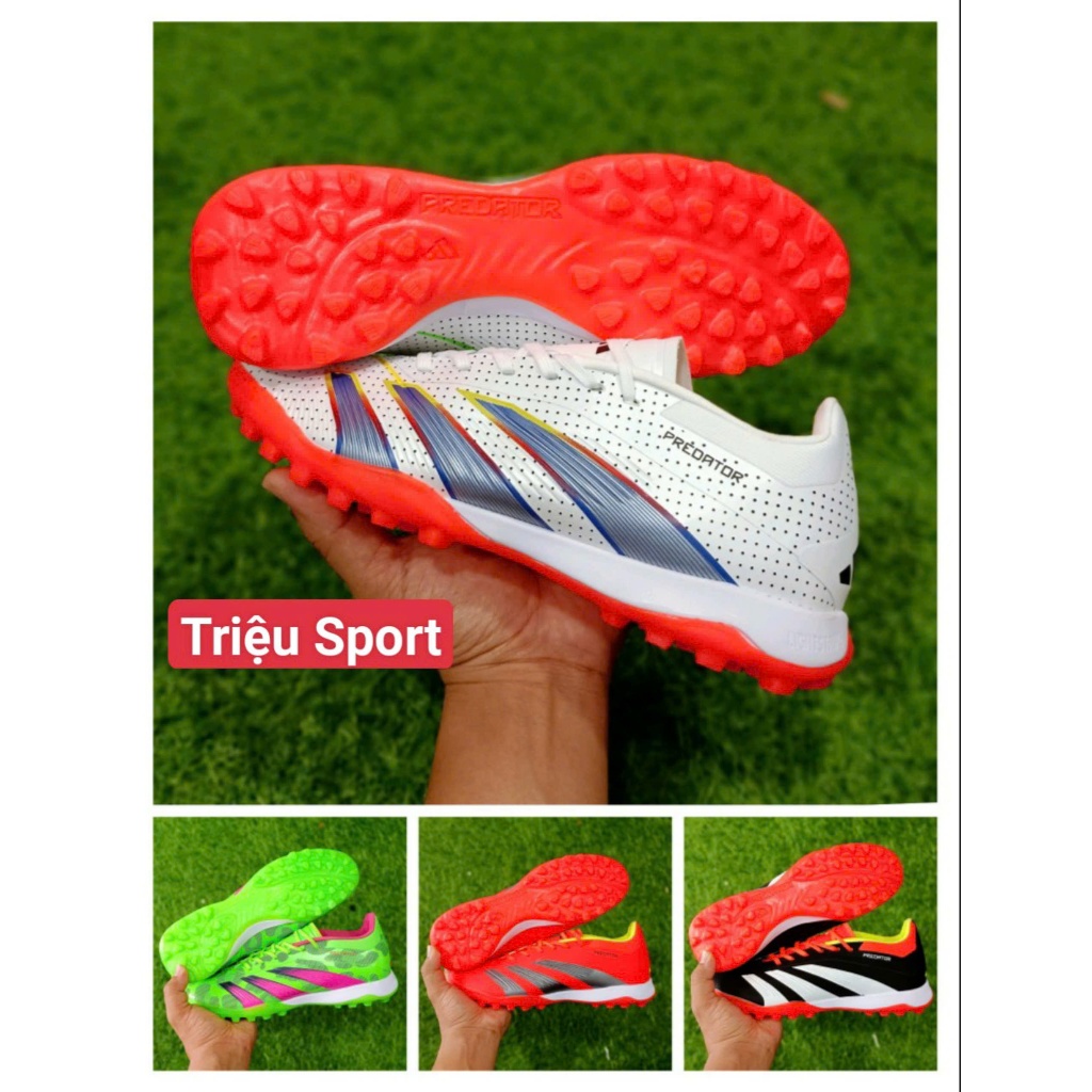 Giày đá bóng Predator 2024 TF (Tặng khâu đế+túi rút+tất+hộp ) | Shopee ...