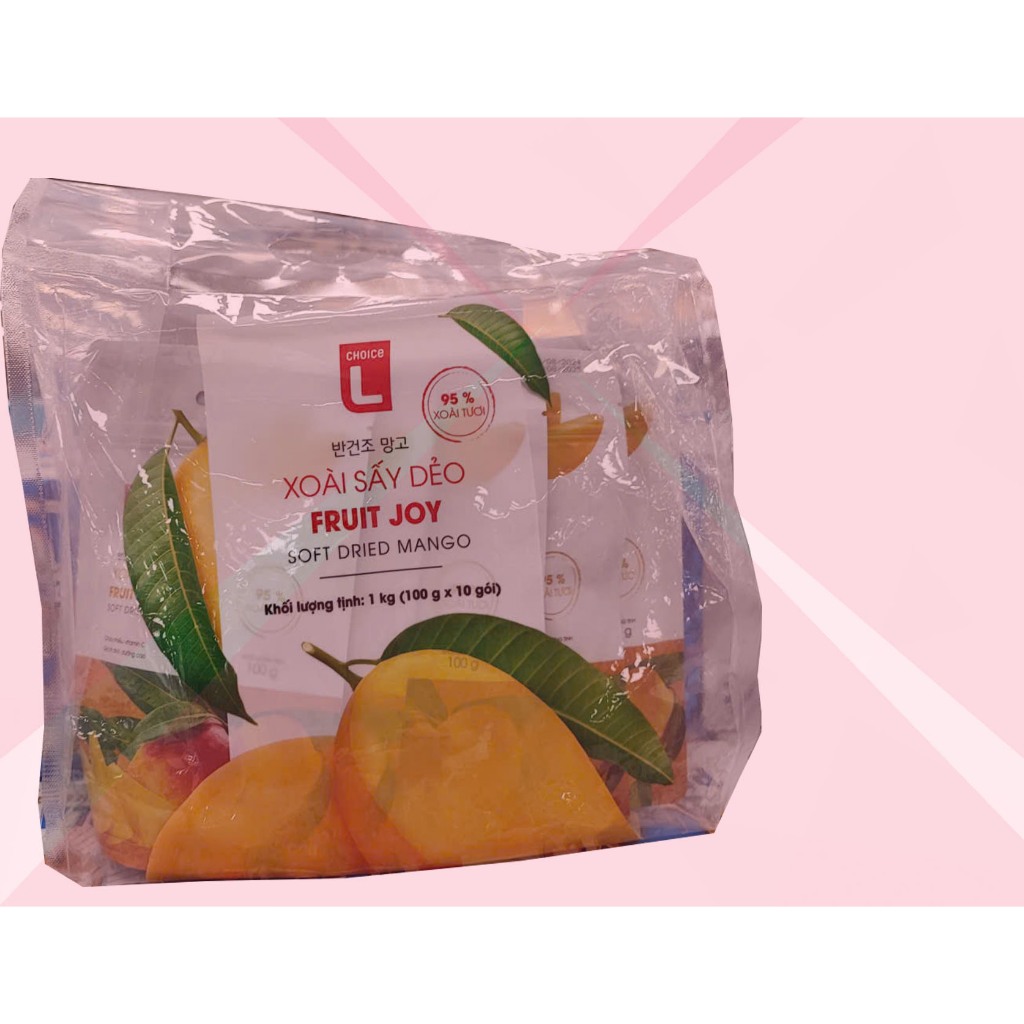 COMBO DRIED MANGO CHOICE -L Xoài sấy dẻo lotte (10 pack x100g) 1KG ...