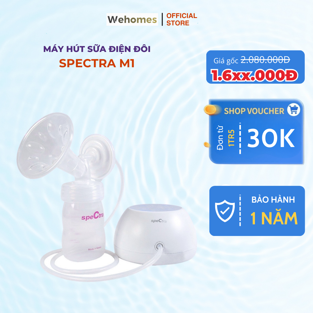 Máy Hút Sữa Điện Đôi Spectra M1 Chính Hãng (Bảo Hành 1 Năm) | Shopee Việt Nam