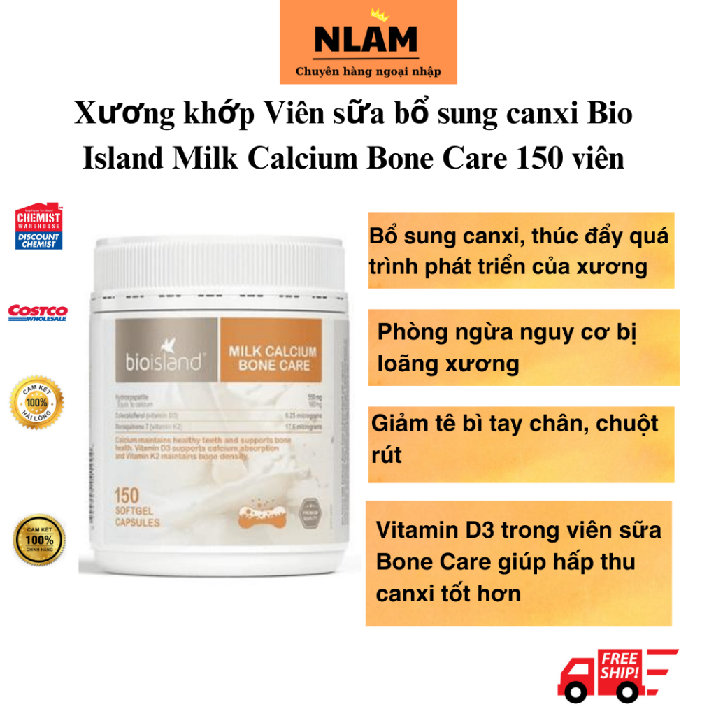 [Chính hãng] Canxi sữa hữu cơ Bioisland tăng cường canxi cho mẹ bầu ...