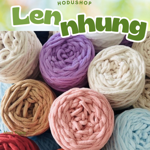 Len nhung đũa 100gr loại 1, 6mm handmade gấu bông | Shopee Việt Nam