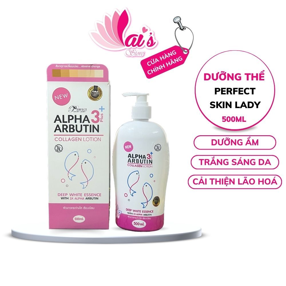 Sữa Dưỡng Thể Perfect Skin Lady Alpha Arbutin 3plus+ Collagen Lotinon ...