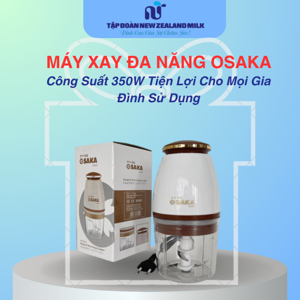(Quà Tặng) Máy xay sinh tố, máy xay đa năng nhà Osaka Nhật Bản 4 lưỡi ...