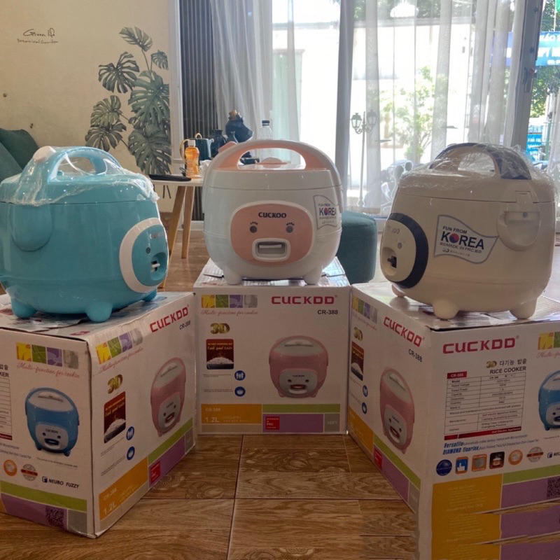 Nồi Cơm Điện mini CUCKOO CR387 - Dung tích 1L kiểu dáng Con Lợn Siêu Đáng Yêu, BH 12 tháng ...