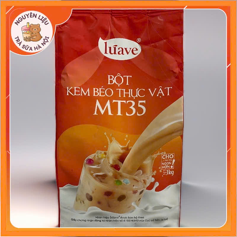 Bột Kem Béo Thực Vật MT35 Luave 1Kg/ gói - Nguyên liệu pha chế làm trà ...
