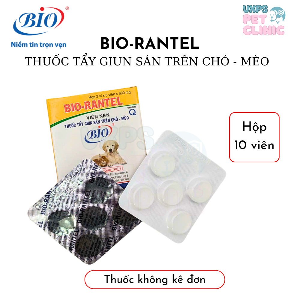 BIO RANTEL - Thuốc Tẩy Giun Sán Trên Chó Và Mèo | Shopee Việt Nam