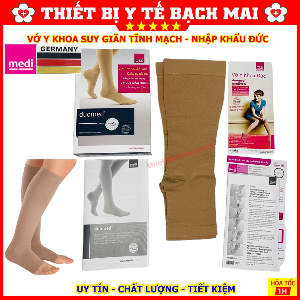 Vớ Đùi Y Khoa Medi Duomed ĐỨC - Tất Suy Giãn Tĩnh Mạch Chân | Shopee ...