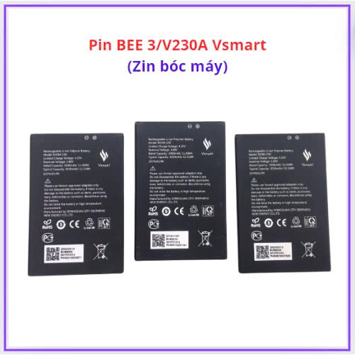 Pin vsmart bee 3/v230a zin bóc máy | Shopee Việt Nam