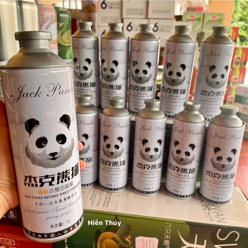 Bia Gấu PANDA lon 1 lít thơm ngon đậm đà vị hoa quả | Shopee Việt Nam