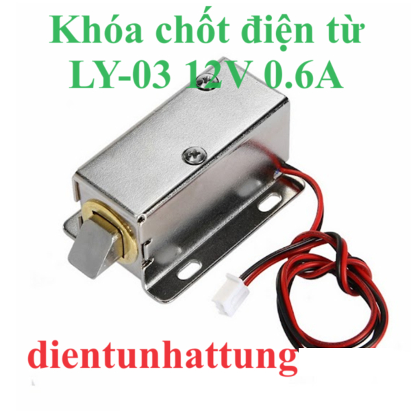 KHÓA CHỐT ĐIỆN TỪ LY-03 12V, CHỐT ĐIỆN CHỐNG NƯỚC | Shopee Việt Nam