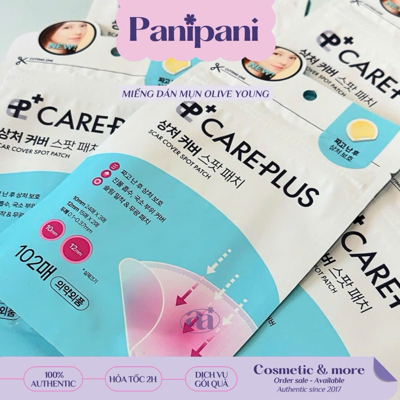 Miếng dán mụn thần thánh CARE PLUS của OliveYoung | Shopee Việt Nam