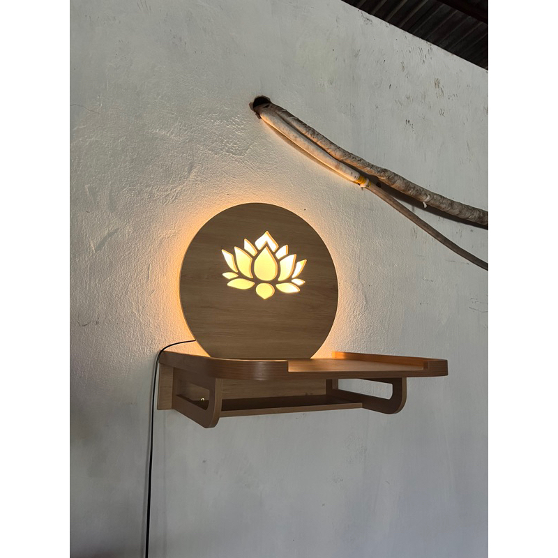 kệ bàn thờ treo tường Ngang 61 sâu 42 theo yêu cầu | Shopee Việt Nam