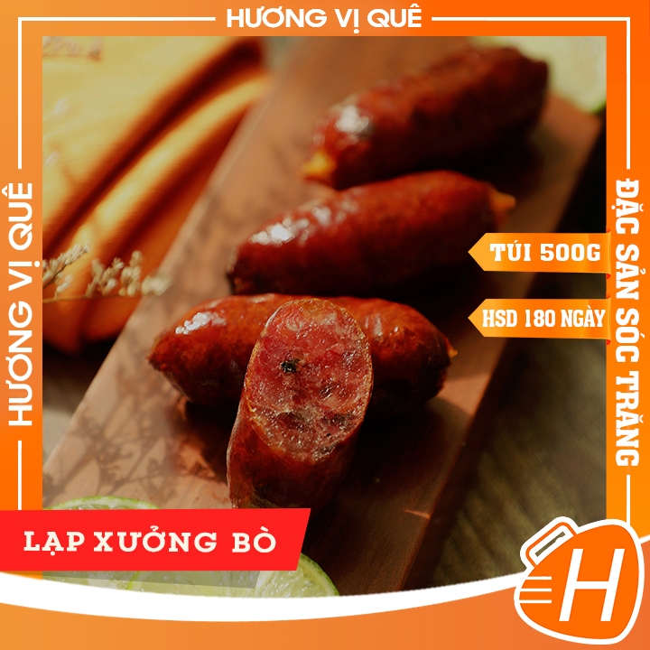 Lạp Xưởng Bò Tân Huê Viên - Túi 500g - Đặc Sản Sóc Trăng | Shopee Việt Nam
