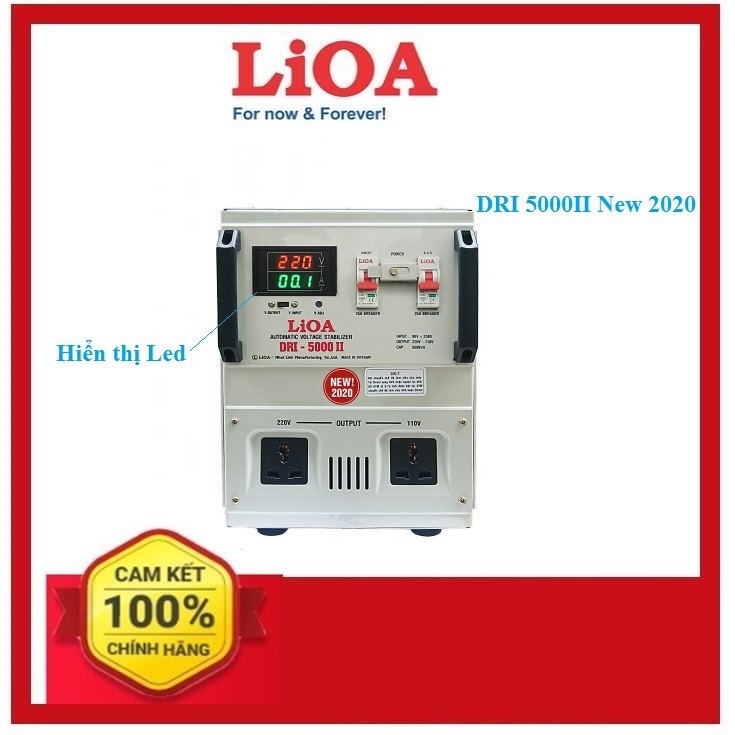 Ổn áp Lioa 1 pha 5KVA dải 90 ( DRI-5000II New 2020) | Shopee Việt Nam