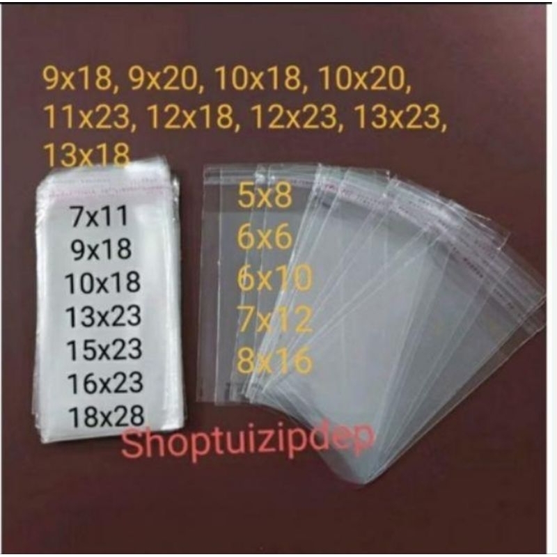 100g Túi dán mép OPP size bé đủ size | Shopee Việt Nam