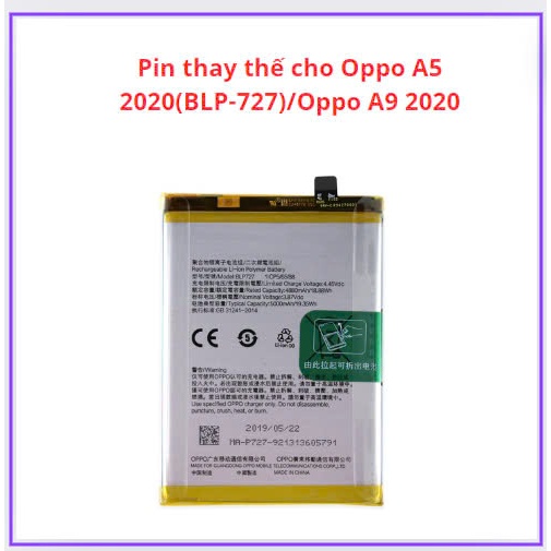 Pin oppo blp727 /a5 2020/a9 2020 mới chất lượng | Shopee Việt Nam