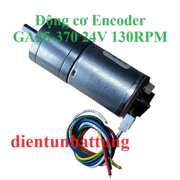 ĐỘNG CƠ ENCODER JGA25-370 24V 60RPM + 130RPM + 280RPM + 620RPM, DC GIẢM ...
