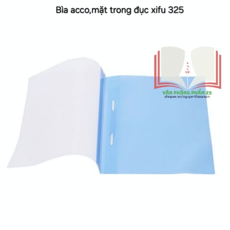 10 cái Bìa acco Xifu 325-file acco nhựa-file mặt trong đục-report file ...