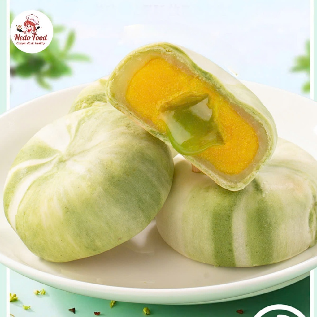 Bánh mochi đậu xanh matcha không đường Nedo Food bánh ăn kiêng thơm ...