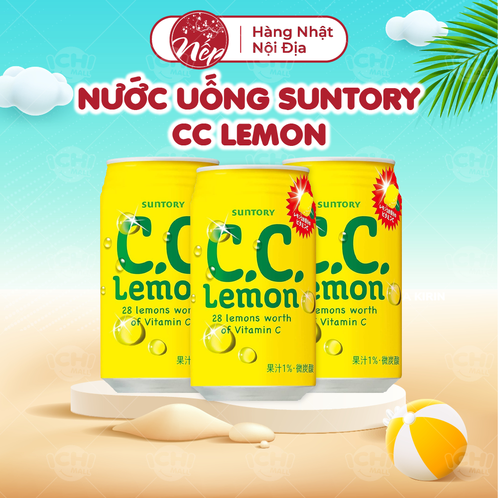 Nước uống Suntory CC Lemon 350ml - nepshop1 | Shopee Việt Nam