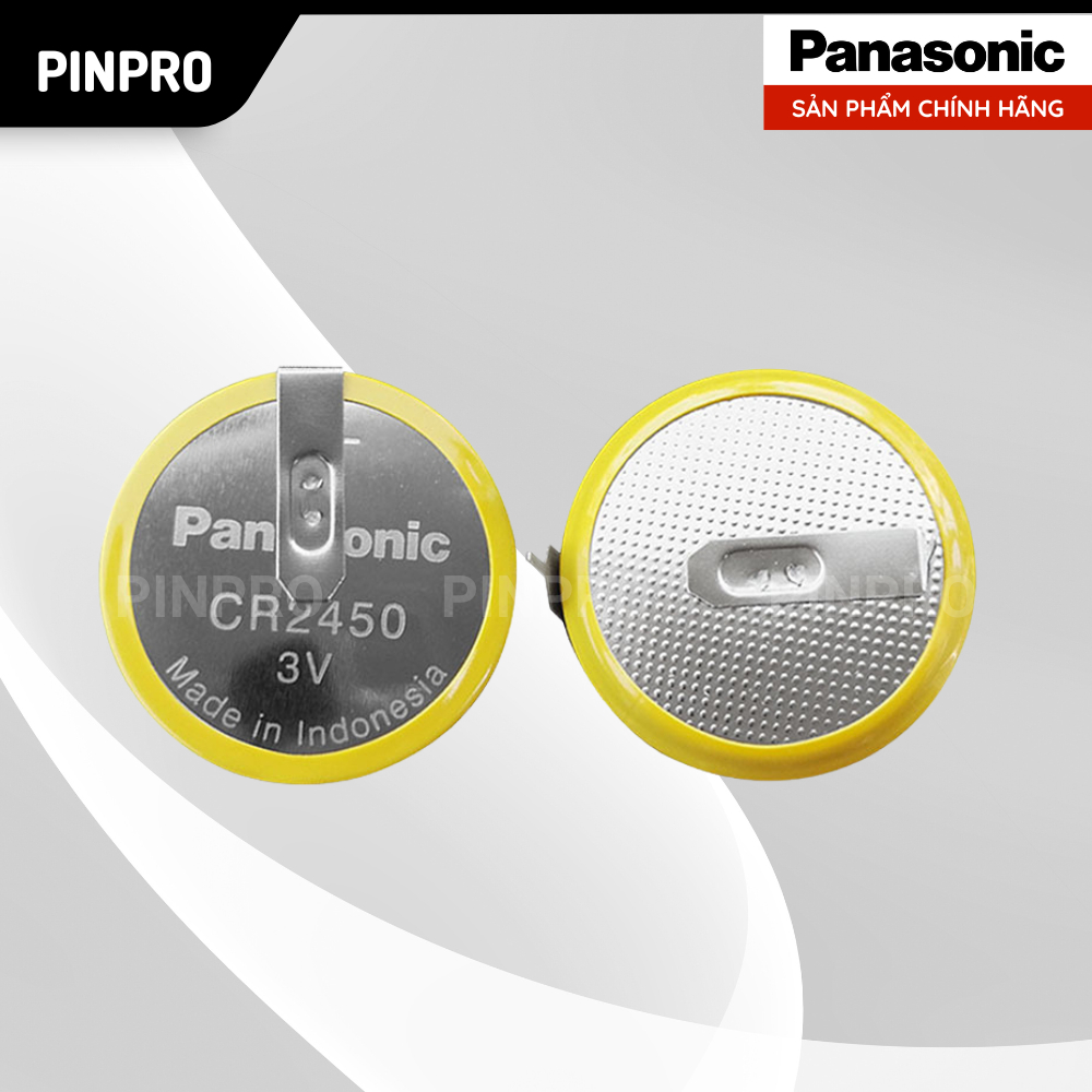 Pin nồi cơm Nhật Panasonic CR2450 3V hàn chân (1 viên) | Shopee Việt Nam