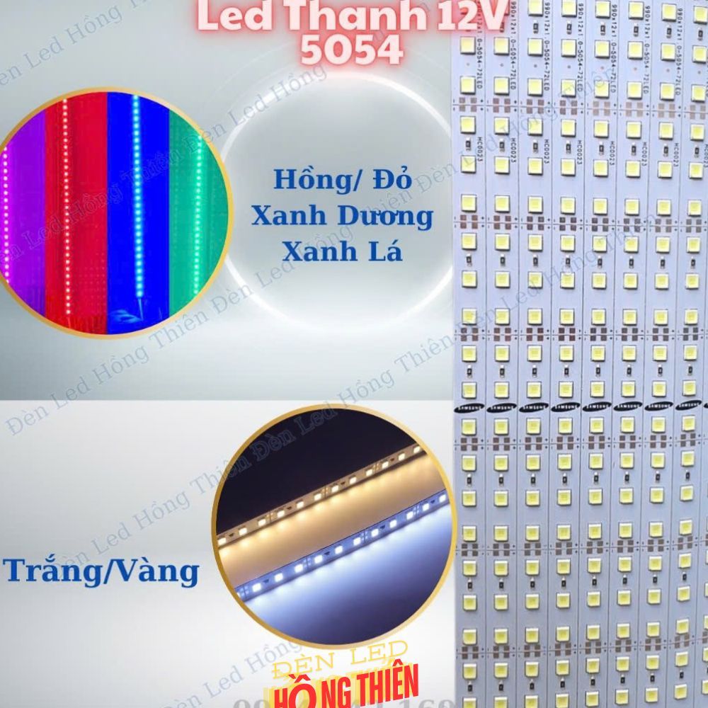 Combo 5 Mét Thanh Led Trang Trí 12V 4014-5054 Chưa Kèm Nguồn | Shopee ...