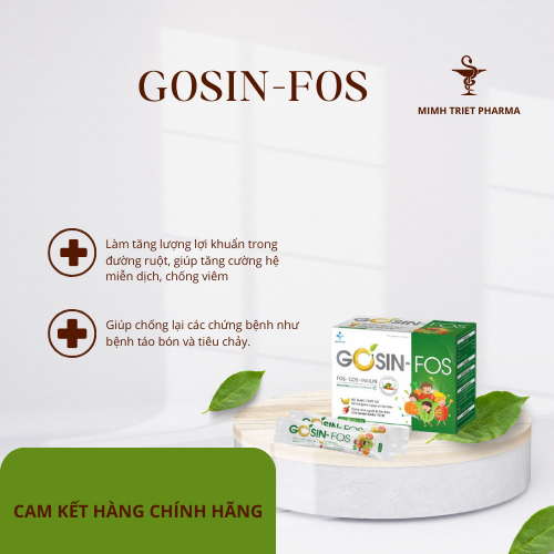 GOSIN-FOS - Bổ sung chất xơ, giảm nguy cơ táo bón | Shopee Việt Nam