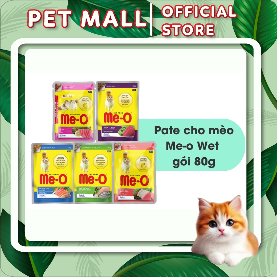 Pate Me-o 80g - thức ăn ướt cho mèo đủ vị | Shopee Việt Nam