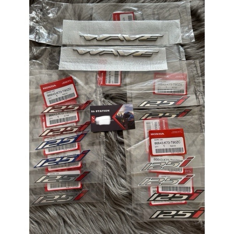 tem wave 125 2018 - 2024 chính hãng honda thái lan | Shopee Việt Nam