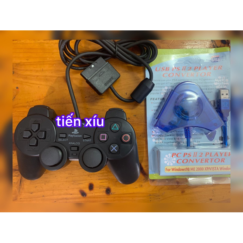 Tay cầm Ps2 A cổng chuyển tay PS2 sang Usb PC Laptoo tay bấm ps2 cho ...