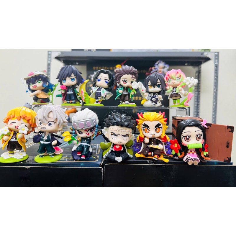 (ẢNH THẬT SHOP TỰ CHỤP) Bộ 6 nhân vật Mô hình Kimetsu No Yaiba-Shinobu ...