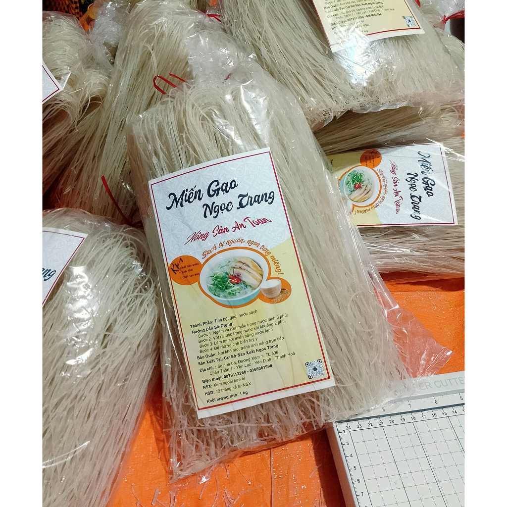 Combo 2kg Bún Khô / Miến Gạo Nước Nguyên Chất – Dai Ngon Tự Nhiên, Đảm ...
