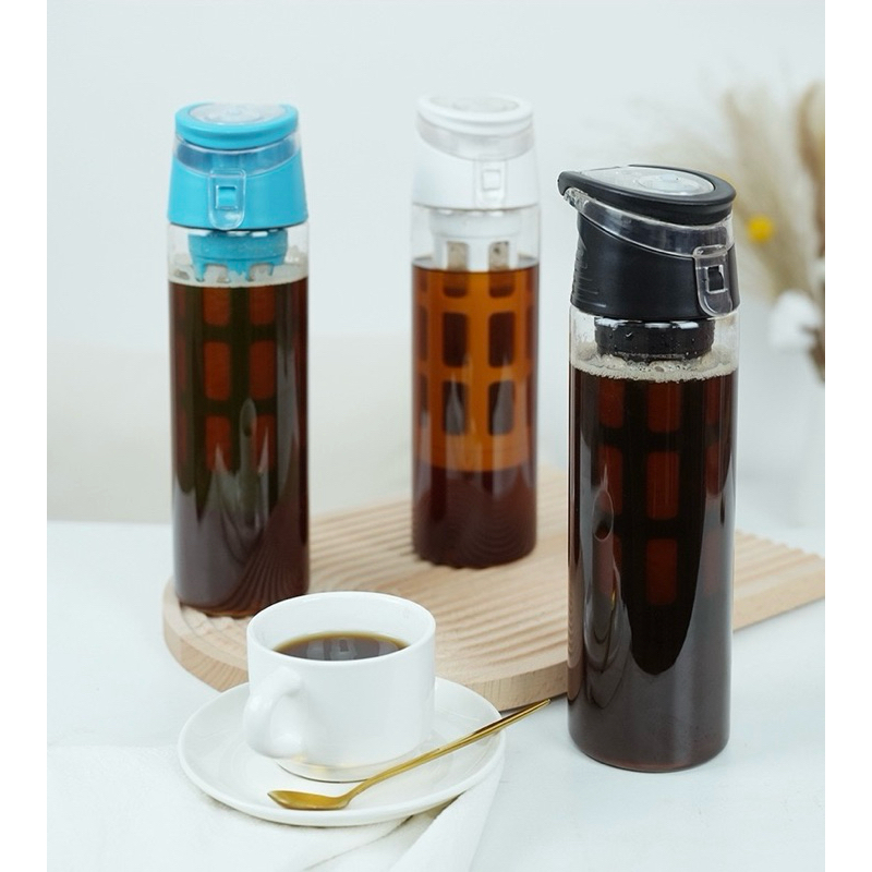 (Sẵn hàng - Hoả tốc) Bình pha cà phê cold brew 550ml/650ml/ 1000ml Bình ...
