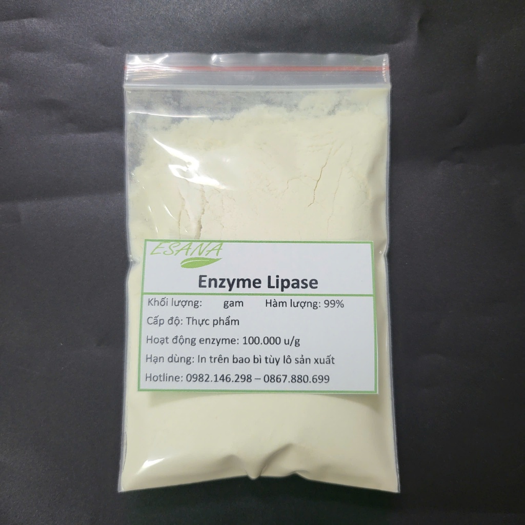 100g Enzyme Lipase thực phẩm 100.000 u/g Enzym Lipaza | Shopee Việt Nam