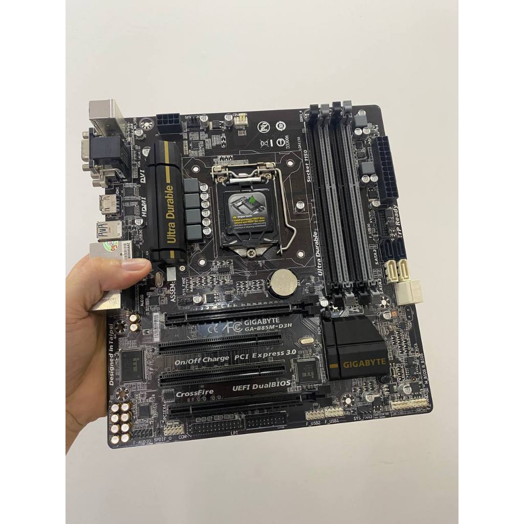MAIN GIGA B85 4 KHE RAM ĐẸP ZIN 100% SOCKET 1150 | Shopee Việt Nam