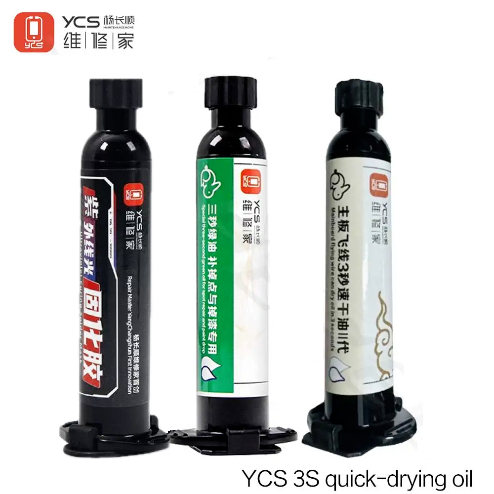 Keo UV YCS khô nhanh 3S phủ mạch, cố định dây, mối hàn | Shopee Việt Nam