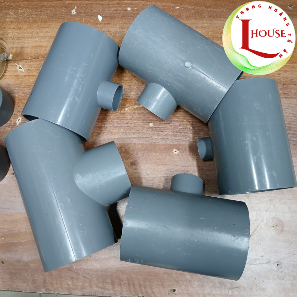 Tê thu PVC 110, Ba Chạc 90 độ D110, Tê thu D110/90, 110/75, 110/60, 110 ...