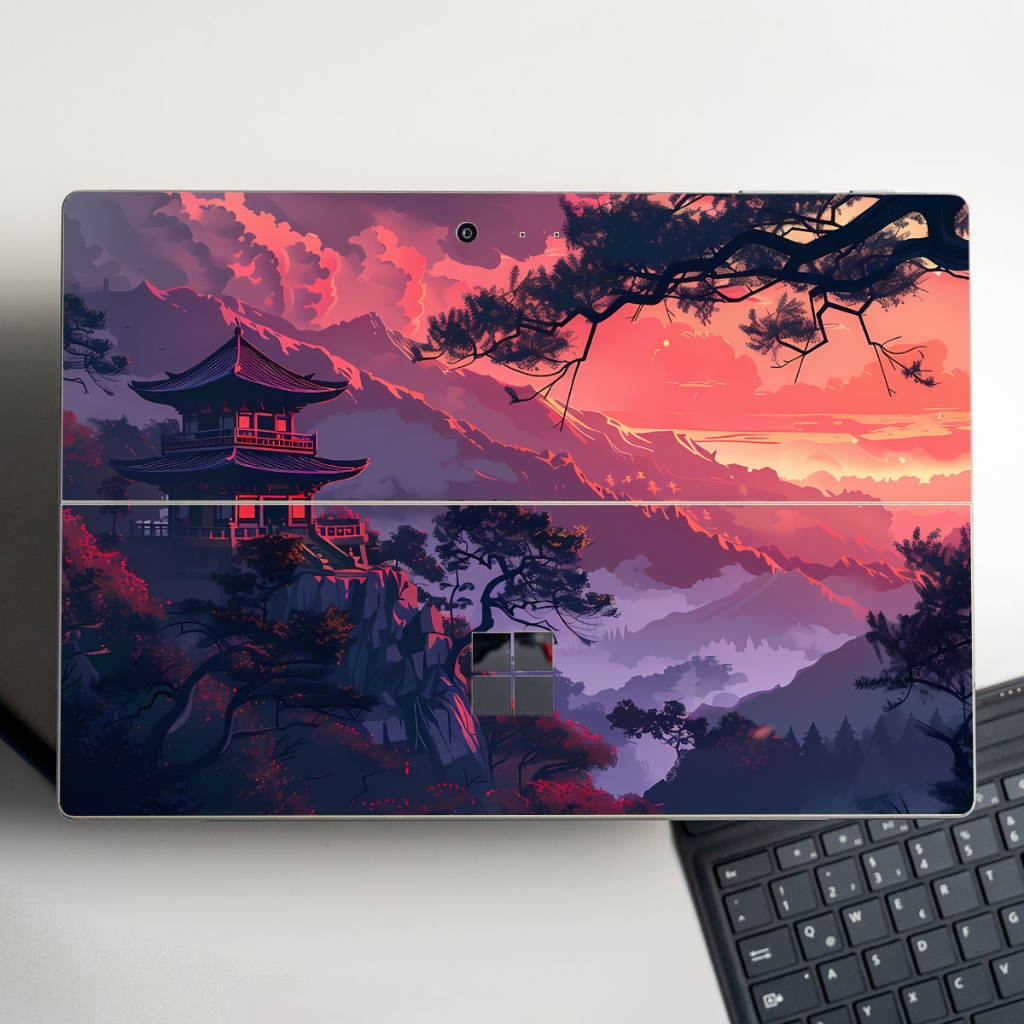 Skin dán Surface Laptop in hình Phong Cảnh 2 cho Surface Pro / Go/ Book ...