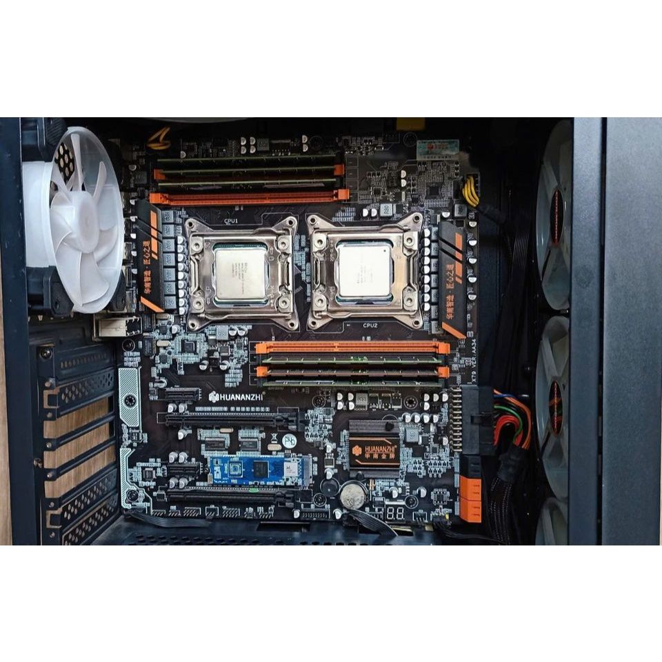 COMBO MAIN HUMANZI X79 DUAL 2670V2 X2 2RAM 32GB X 3 RAM TẢN D3 ( TẶNG 2 ...