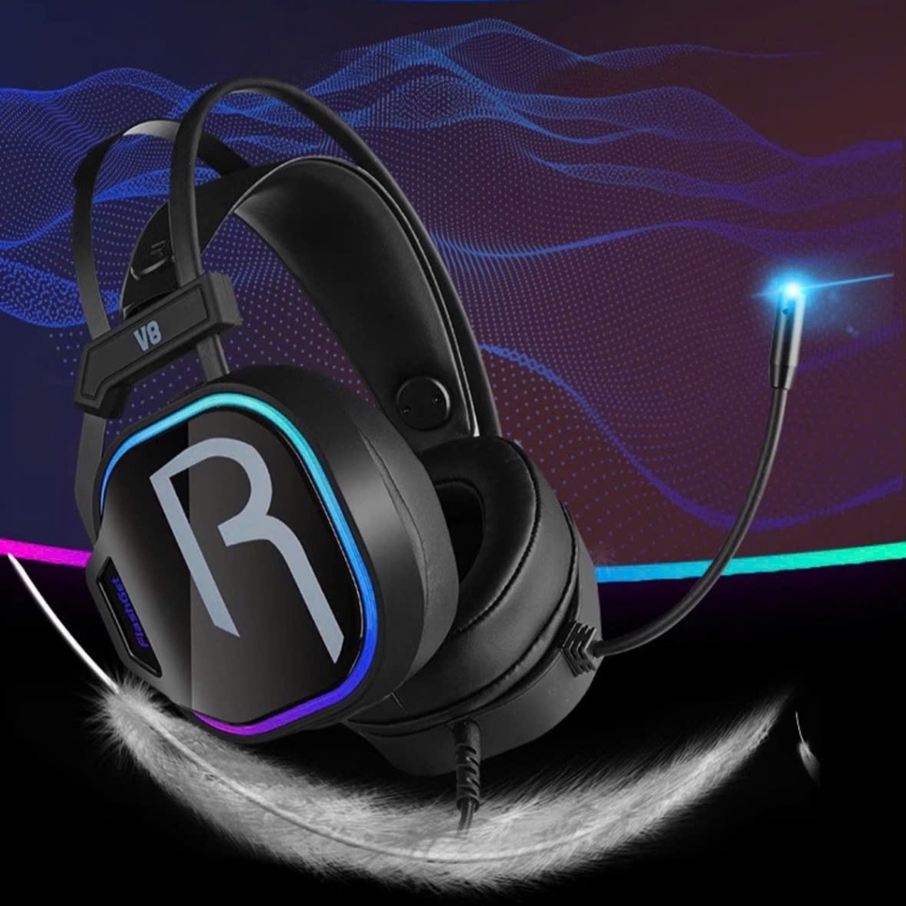 Tai nghe gaming V8 có míc cổng 3.5, có rung, chuyên chơi game, học ...