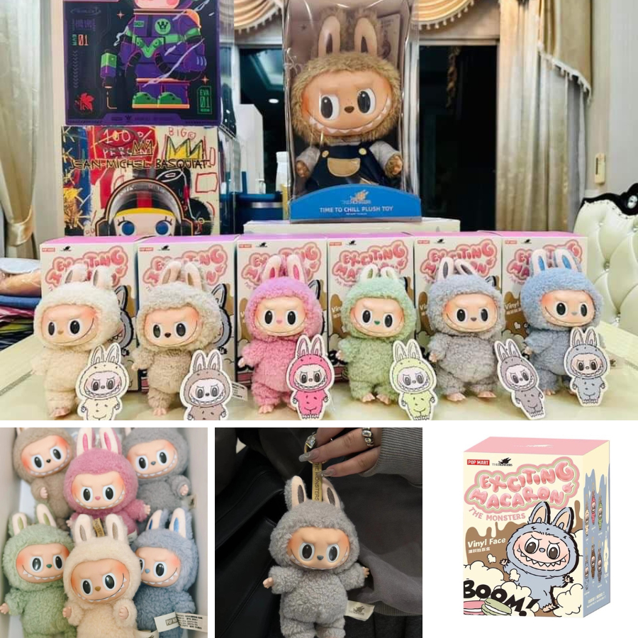 MÔ HÌNH LABUBU MASCARON - Monster labubu - Móc Khóa - Decor 2024 ...