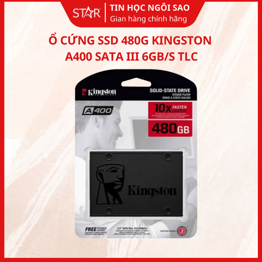 Ổ Cứng SSD 480G Kingston A400 Sata III 6Gb/s TLC - Bảo hành 36 tháng | Shopee Việt Nam