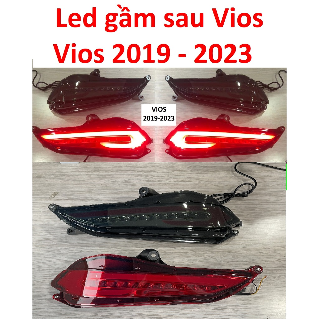 Đèn Led cản sau Vios 2018-2024 led gầm sau 4 chế độ và xi nhan chạy ...