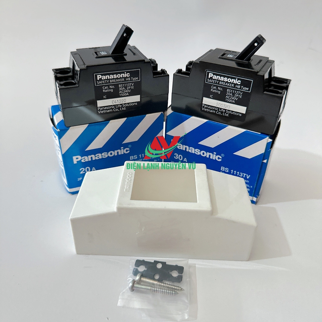 Cầu dao an toàn Panasonic 20A 30A, aptomat Panasonic, CB tự động ...
